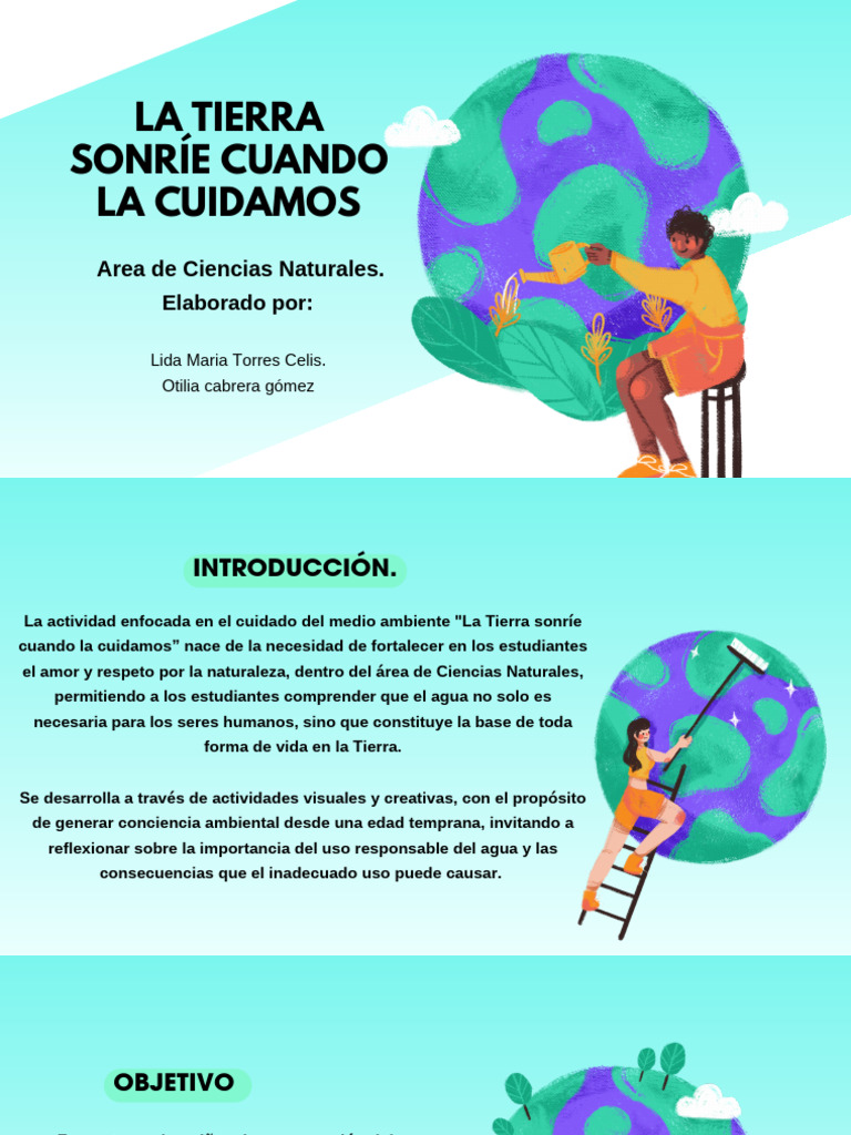 La Tierra Sonríe Cuando La Cuidamos - Lida Maria Torres, Otilia Cabrera ...
