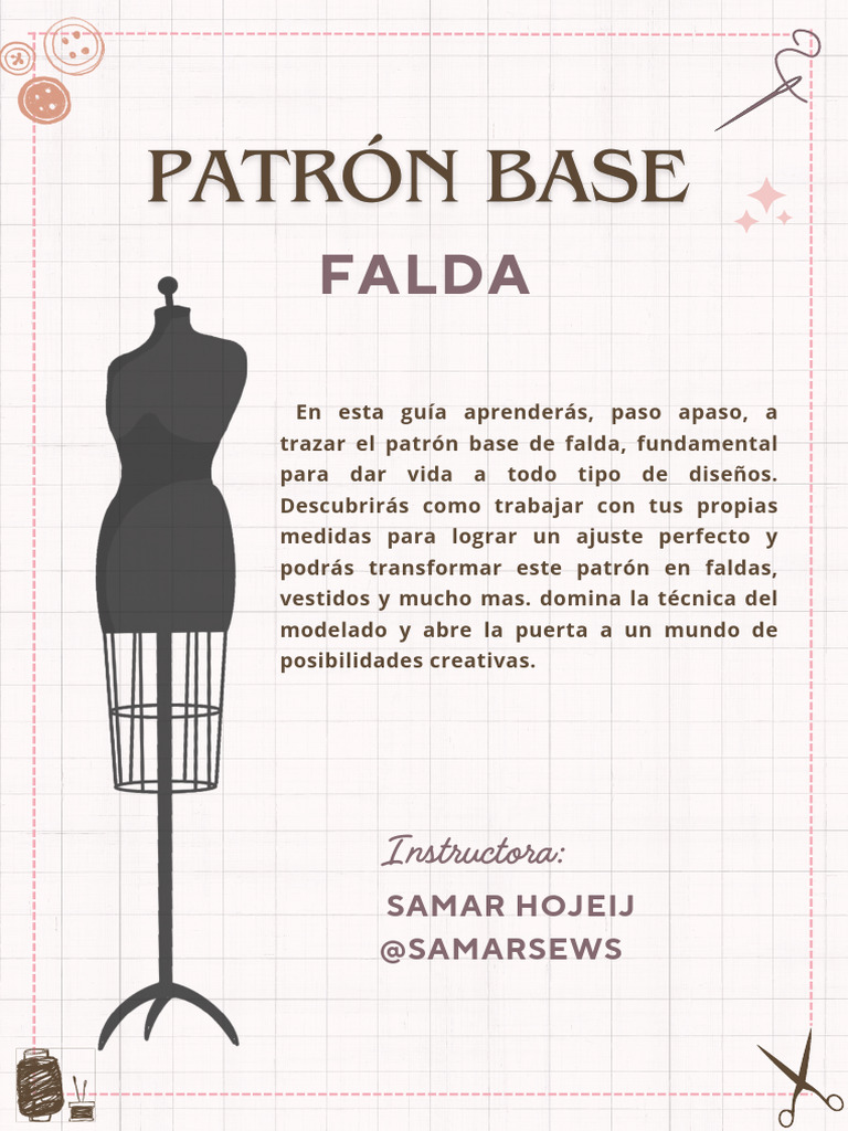 Guia Patron Base Falda-1 | PDF