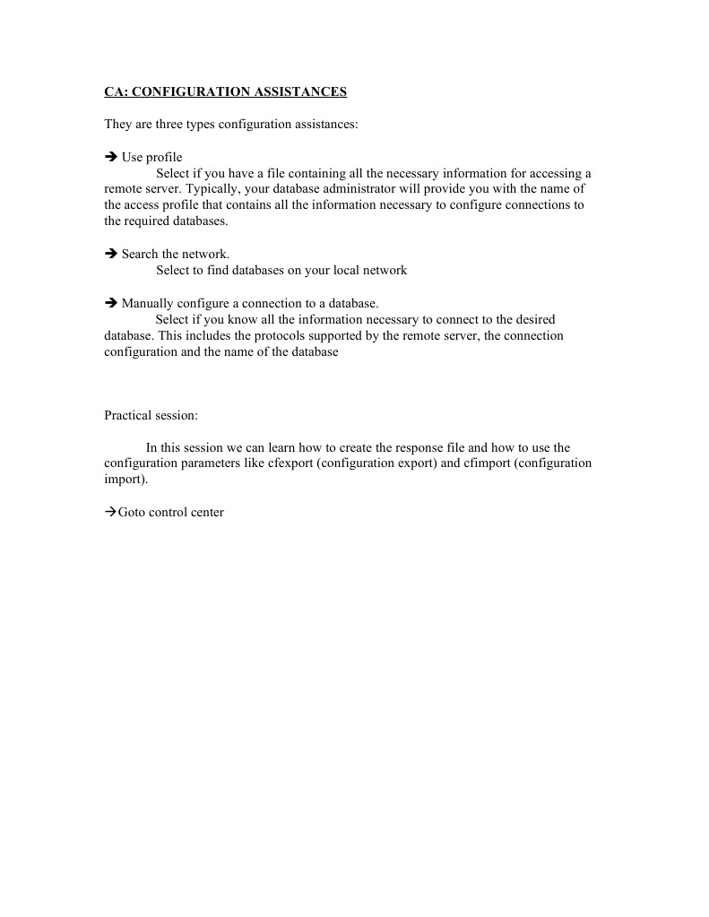 Configuration Assistant Pdf Databases Computer Network 8038