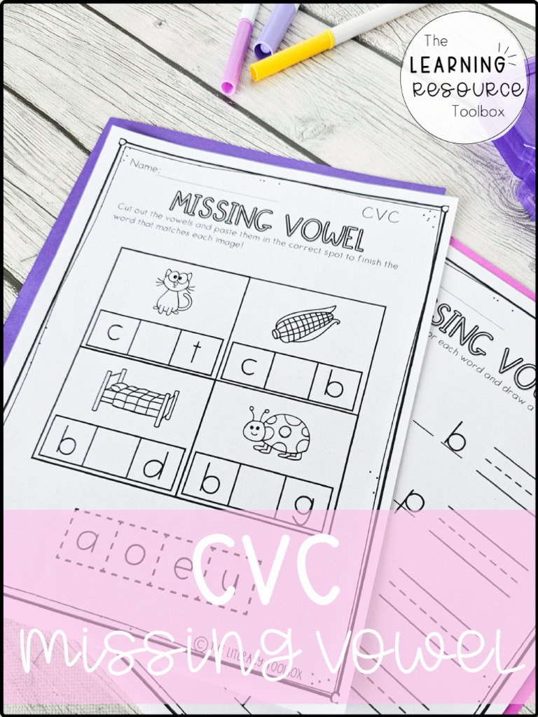 MissingVowelCVCWords-1 | PDF