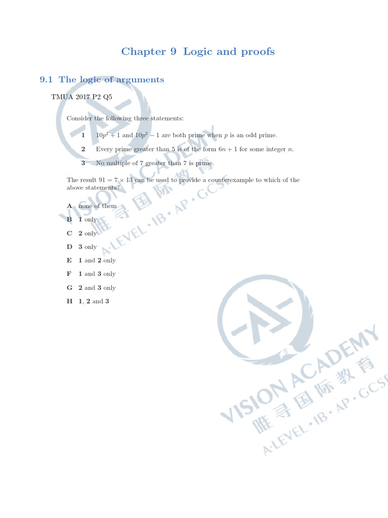 Workbook Logicsandproofs | PDF | Mathematical Proof | If And Only If