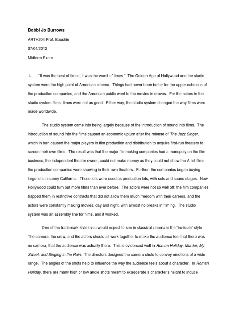 Bobbi Jo Burrows | PDF | Prometheus | Filmmaking