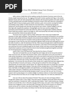 The Ones Who Walk Away From Omelas | PDF