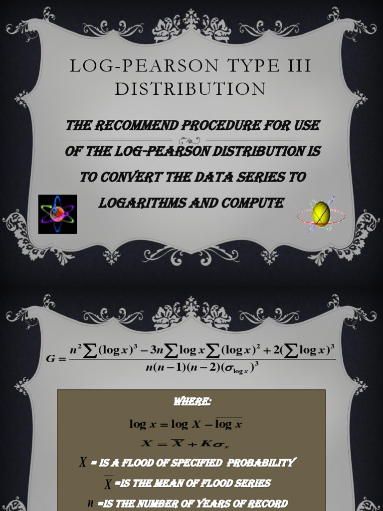 LOG-Person Type III Distribution | PDF | Logarithm | Standard Deviation