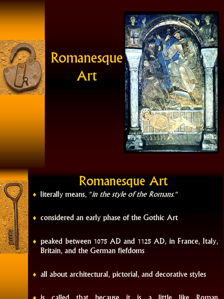 Romanesque Art | PDF | Paintings | Western Art