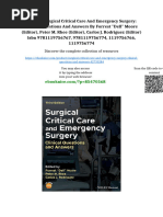 CCRISP 3rd Ed Care of Critically Sick Patient | PDF | Intensive Care ...