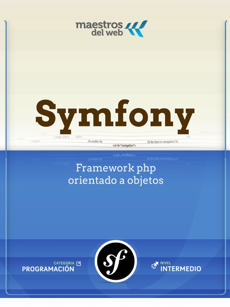 Maestrosdelweb Curso Symfony | PDF | Marco de software | Modelo – Vista – Controlador