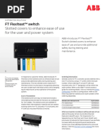 ABB FT-1 Flexitest Switch Overview | PDF | Electrical Connector | Switch