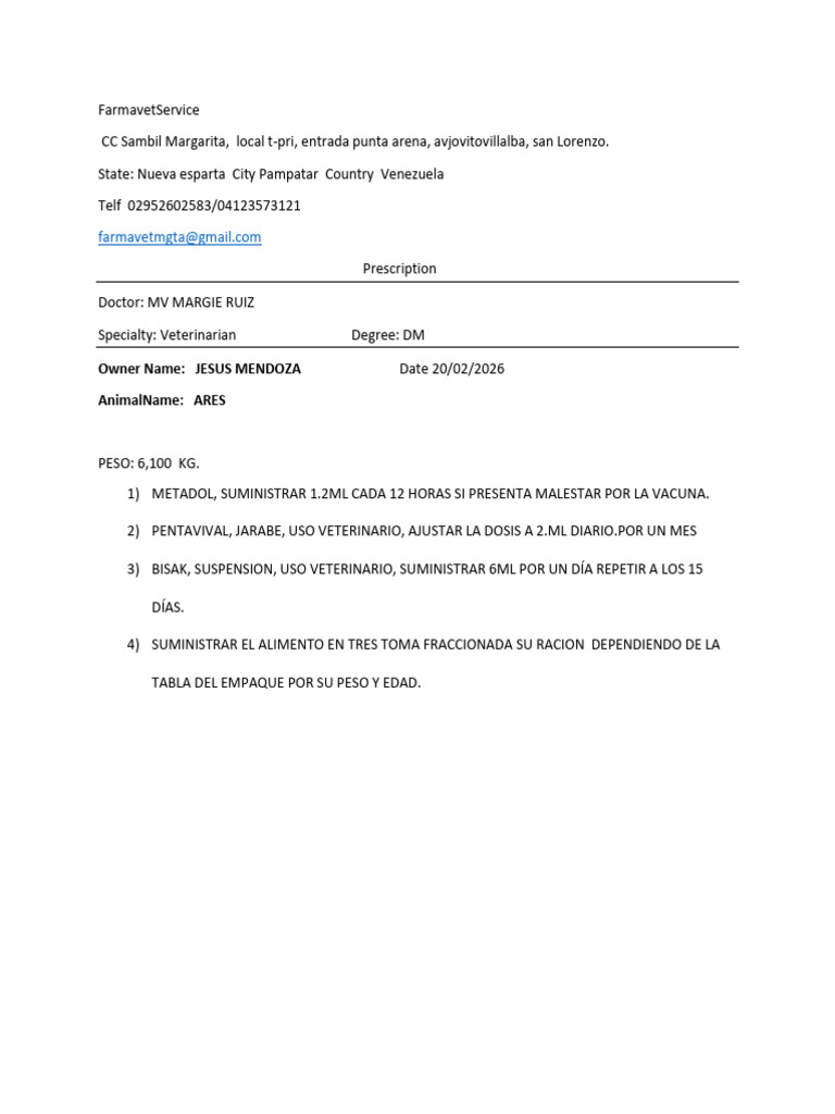 Recipe Ares Pitbull | PDF