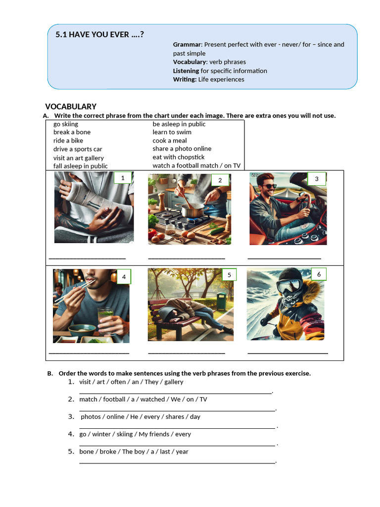 Unit 5 Lessons 1 and 2 | PDF | Grammar | Linguistics