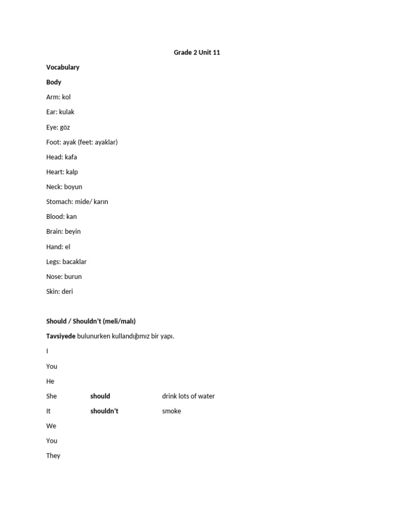 Grade 2 Unit 11 UTof | PDF