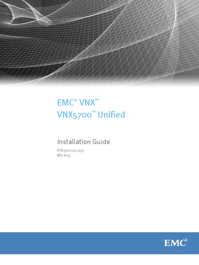 VNX5700 Unified Installation Guide | PDF | I Pv6 | Gateway ...