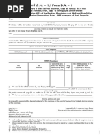 SBI Nomination Form DA1 Instructions | PDF | Virtue | Financial Services