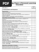 AQA GCSE Biology Paper 2 Topics List | PDF | Evolution | Genetics