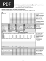 Change of Particulars Form D Guide | PDF