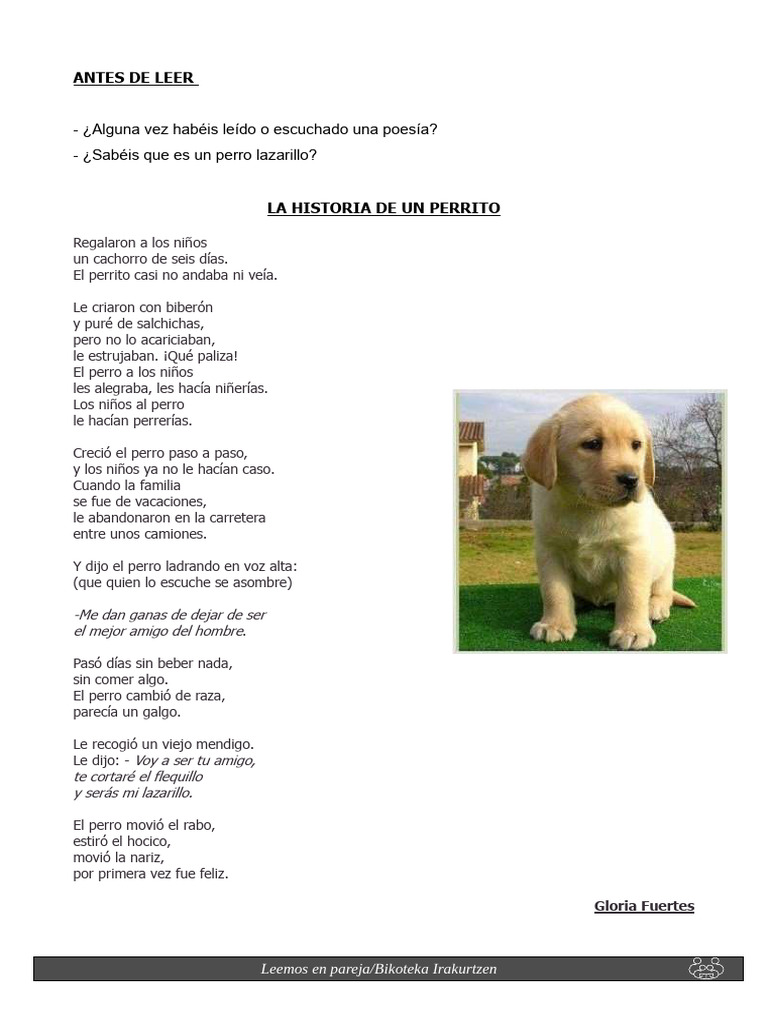 Lectura El Perrito | PDF | Perros
