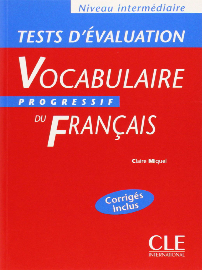 Vocabulaire Progressif Du Français Intermédiare A2 B1 2003 Tests | PDF