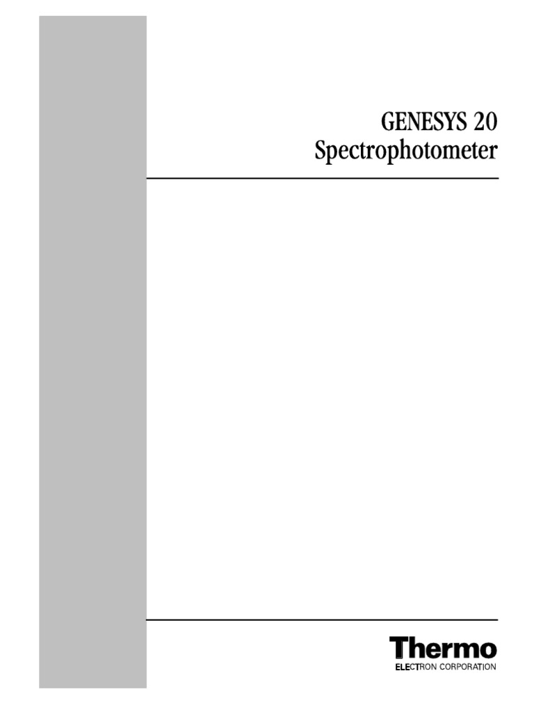 Manual de Servicio Genesys 20 | PDF | Electromagnetic Compatibility ...
