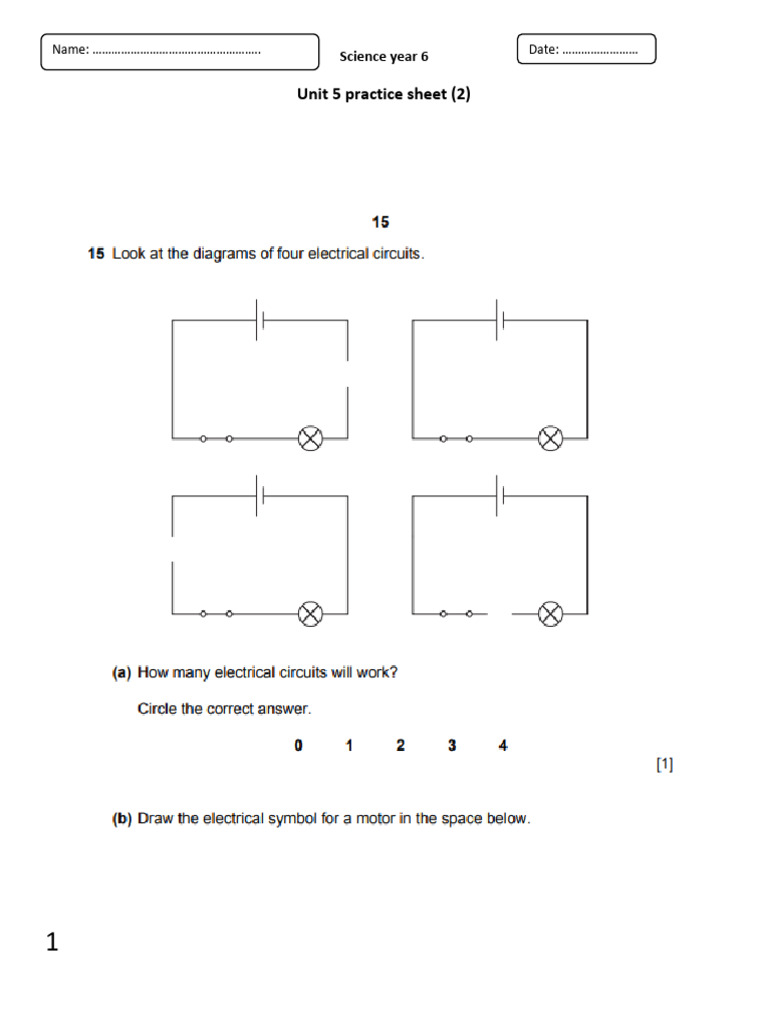 Unit 5 Practice Sheet (2) N | PDF