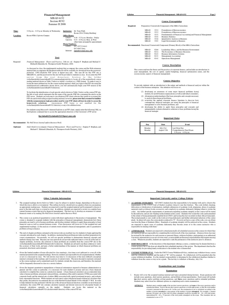 Financial Management - Eugene F. Brigham and Michael C. Ehrhardt ...