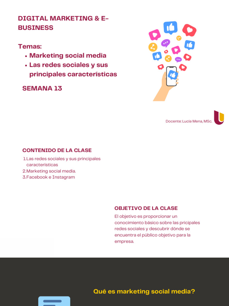 s13 Marketing Digital Las Rrss (2)-1 | PDF | Facebook | Red mundial