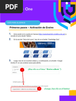 Instructivo Plataforma Evolve-1 | PDF
