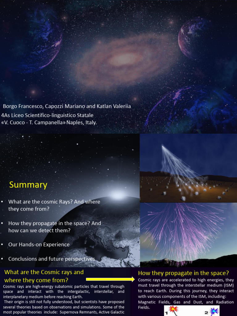 Cuoco - Cosmic Rays Origin Propagation | PDF | Cosmic Ray | Outer Space