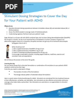 ADHD Stimulant Conversion Guidelines | PDF | Psychoactive Drugs | Therapy