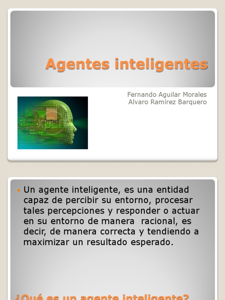 Agentes Inteligentes | PDF | Robot | Robótica