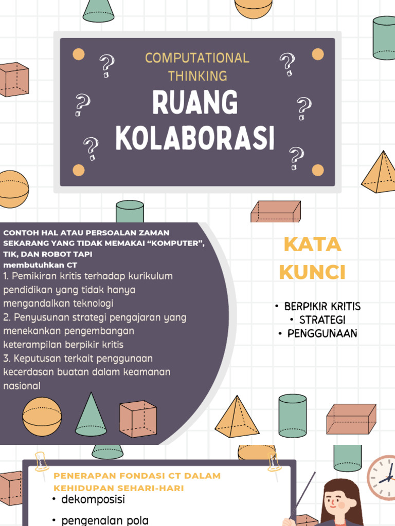 Presentasi Kelompok 1 - Computational Thinking | PDF