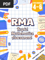 Rapid Mathematics Assessment Grades 4-6 | PDF | Area
