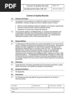 Document Control Procedure Example | Document | Specification ...