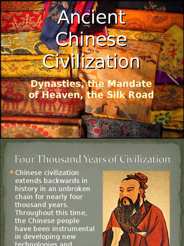 Ancient Chinese Dynasties Overview | PDF | History Of China | Confucius