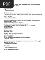 Immunology Exam Q's With Answers | PDF | B Cell | Immune System