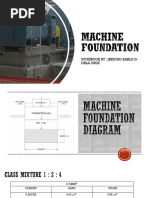 Machine Foundation Design Principles | PDF | Masonry | Concrete