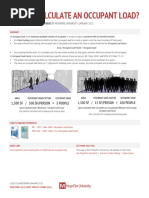 Occupant Load Calculation Guide | PDF
