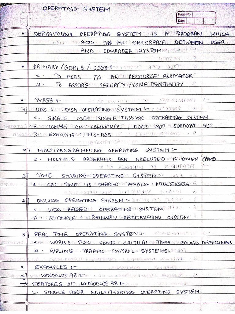 Operating System (RM15) | PDF