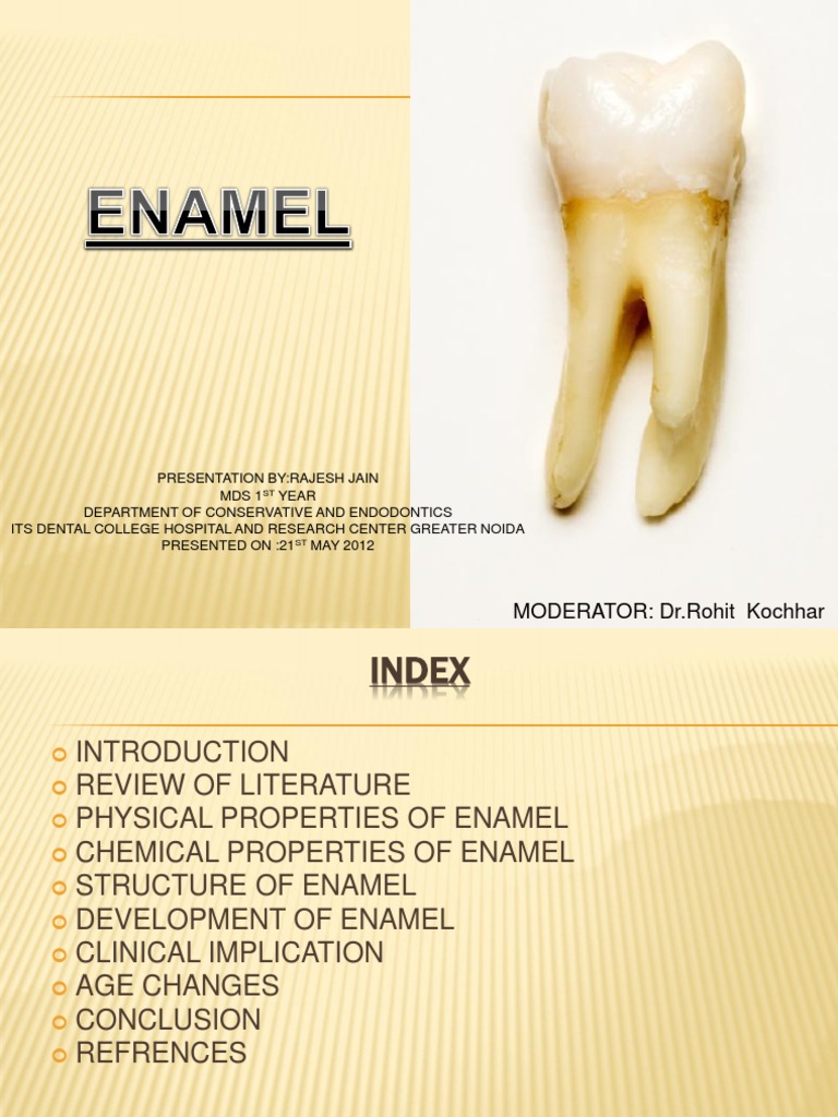 Enamel | Tooth Enamel | Human Tooth | Free 30-day Trial | Scribd