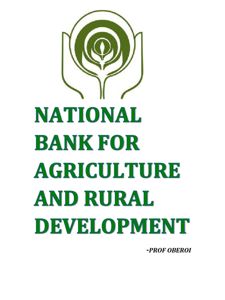 NABARD | PDF | Microfinance | Reserve Bank Of India