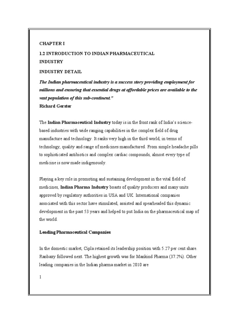 Amol Final | PDF | Research Design | Pharmaceutical Industry