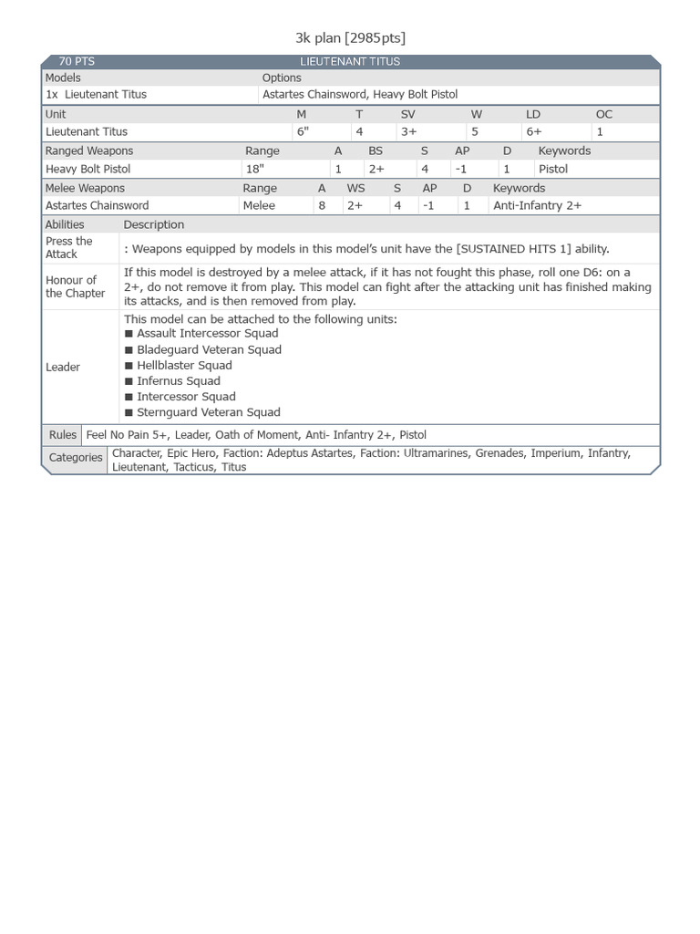 3k Plan - New Recruit | PDF | Infantry | Military Science