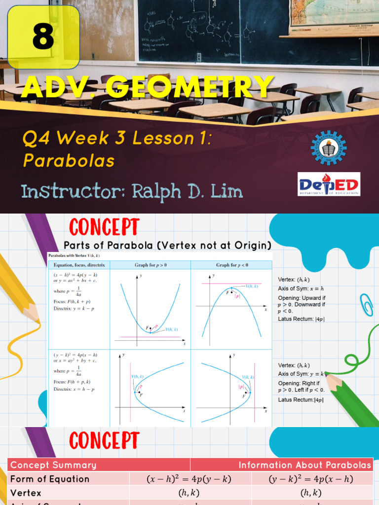 Week3.Lesson3 Parabolas Part 2 | PDF | Geometry | Combinatorics