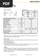 Ampco 21: Technical Data Sheet Continuous Cast | PDF | Strength Of ...