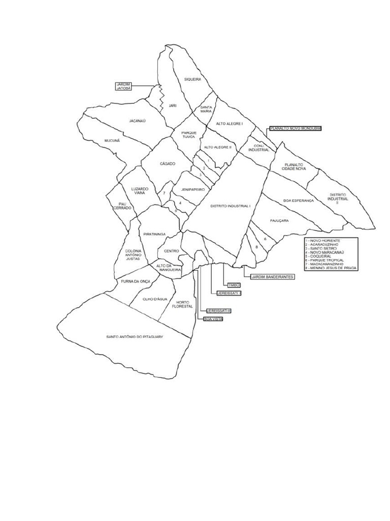 Mapa Maracanaú | PDF