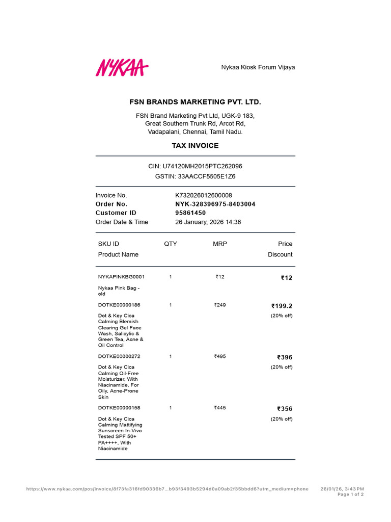Retail Store Digital Invoice | PDF | Government Finances | Taxes
