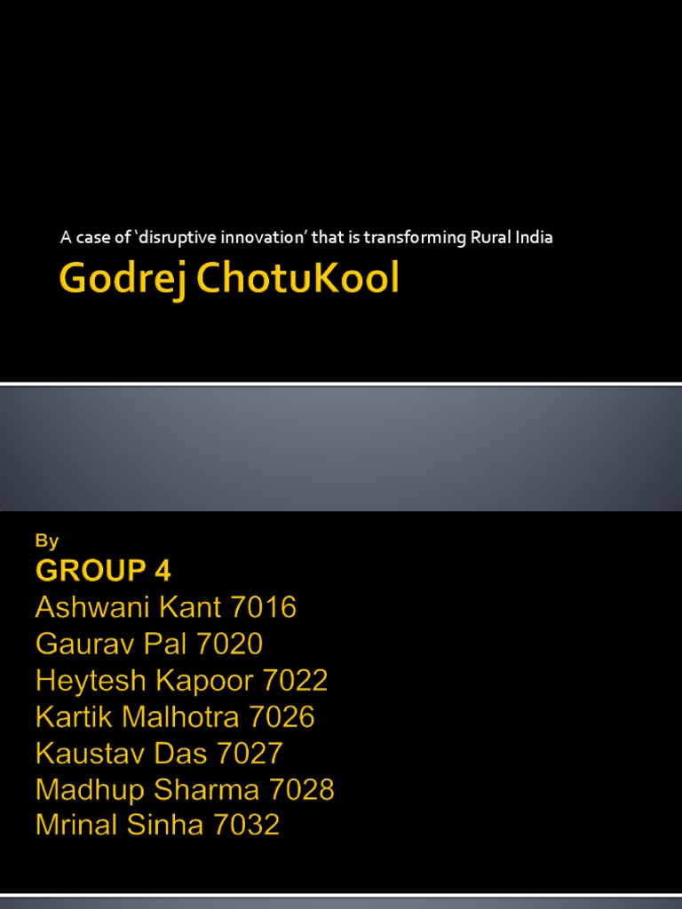 ChotuKool: Affordable Cooling for Rural India | PDF | Refrigeration ...