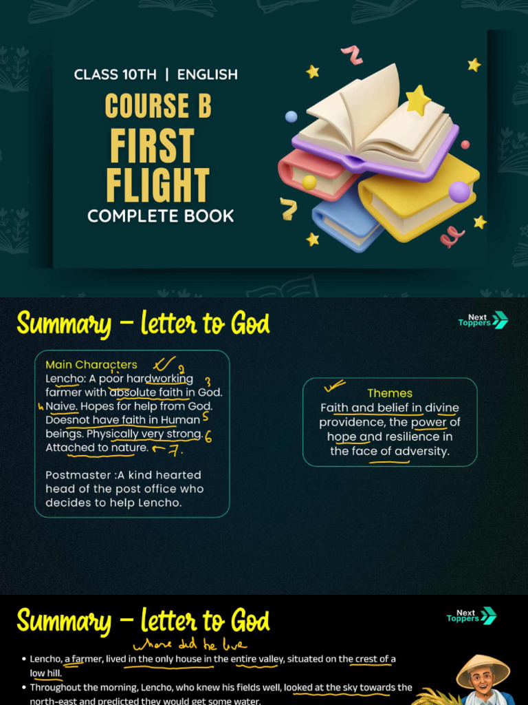 Class 10th English Language and Literature Maha Marathon _ First Flight ...