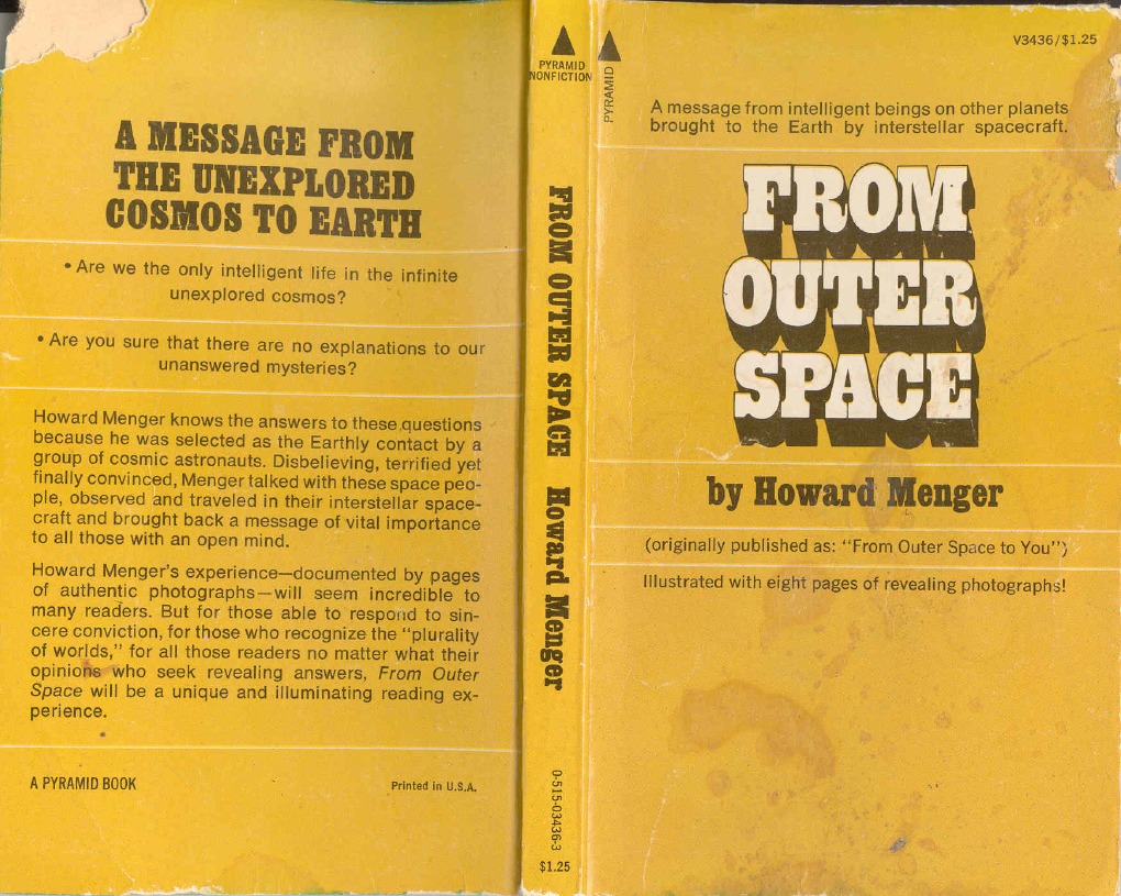 From Outer Space by Howard Menger | PDF | Interstellar Messages | Ufology