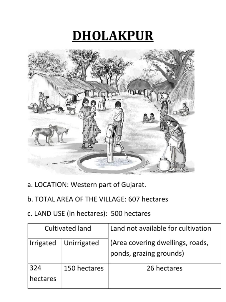 Dholakpur Village: Location and Facilities | PDF | Wellness ...