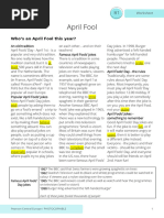 April Fool's Day Activities Guide | PDF